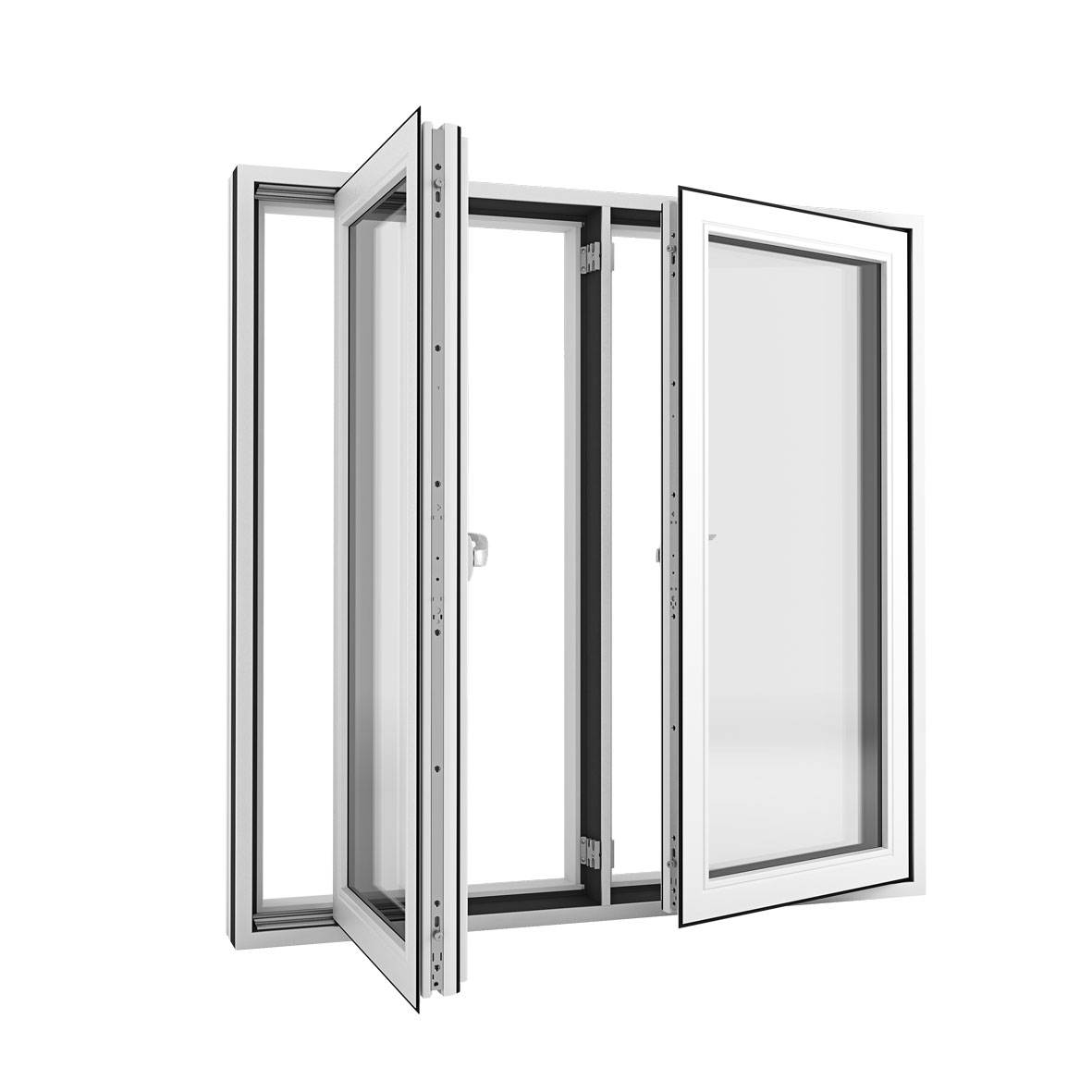 Idealcombi Frame IC Side guided window