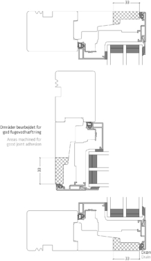 Idealcombi Futura+ Side guided window