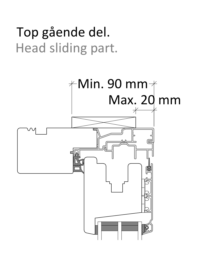 IC Sliding door with Futura-look - Double sliding - Low threshold ...